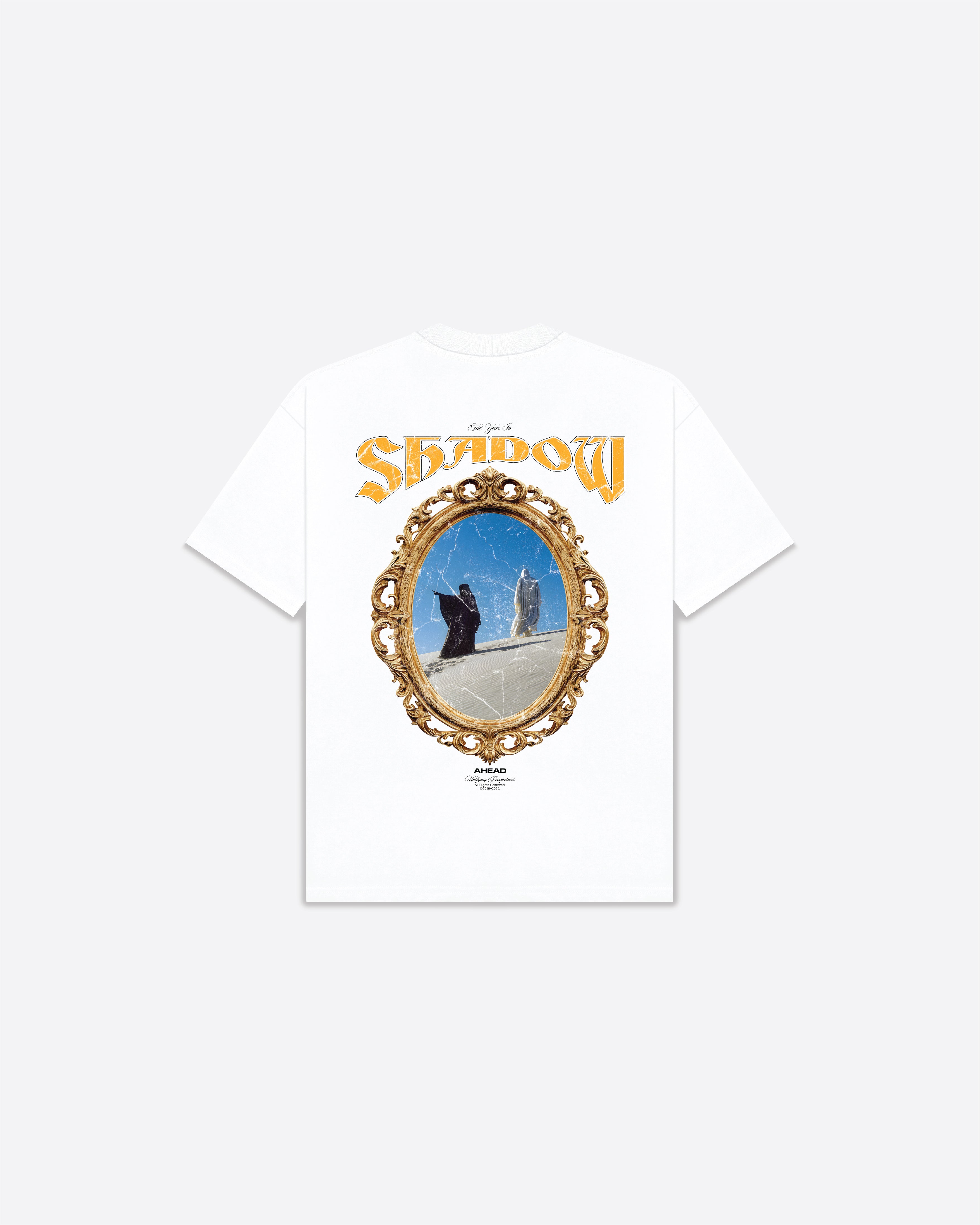 SHADOW HEAVYWEIGHT T-SHIRT WHITE – AHEAD CO