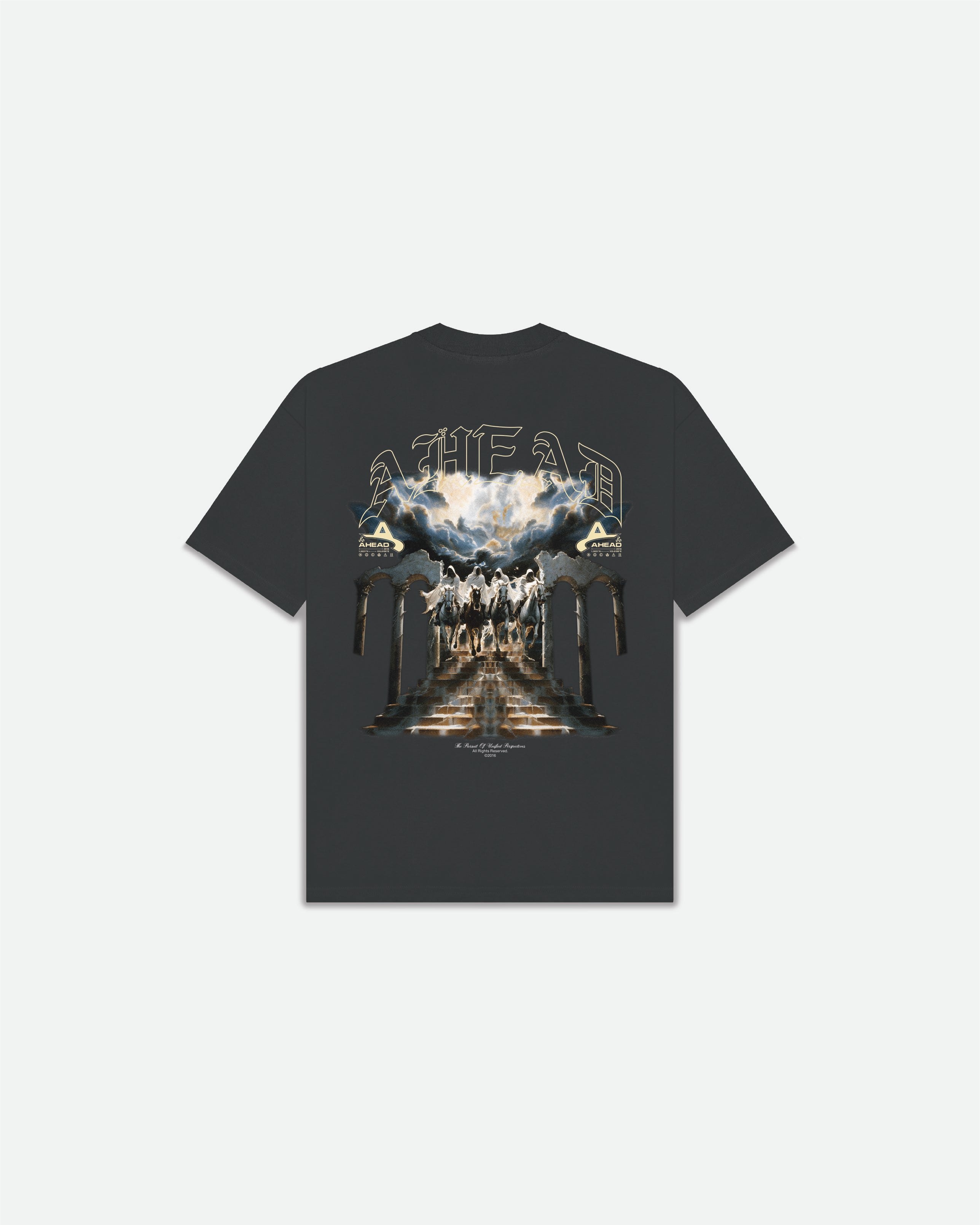 APOCALYPSE HEAVYWEIGHT T-SHIRT SLATE – AHEAD CO