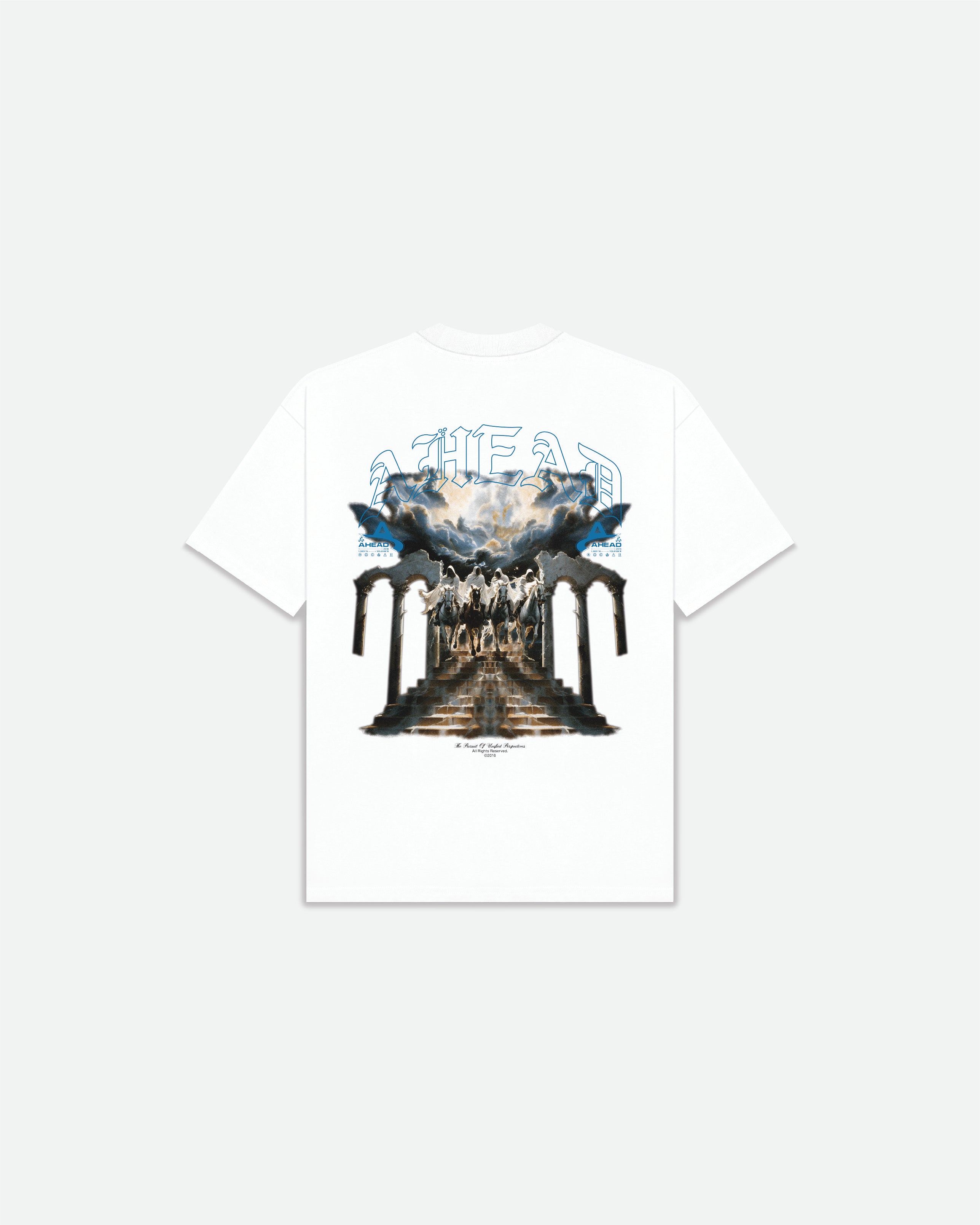 APOCALYPSE HEAVYWEIGHT T-SHIRT WHITE – AHEAD CO